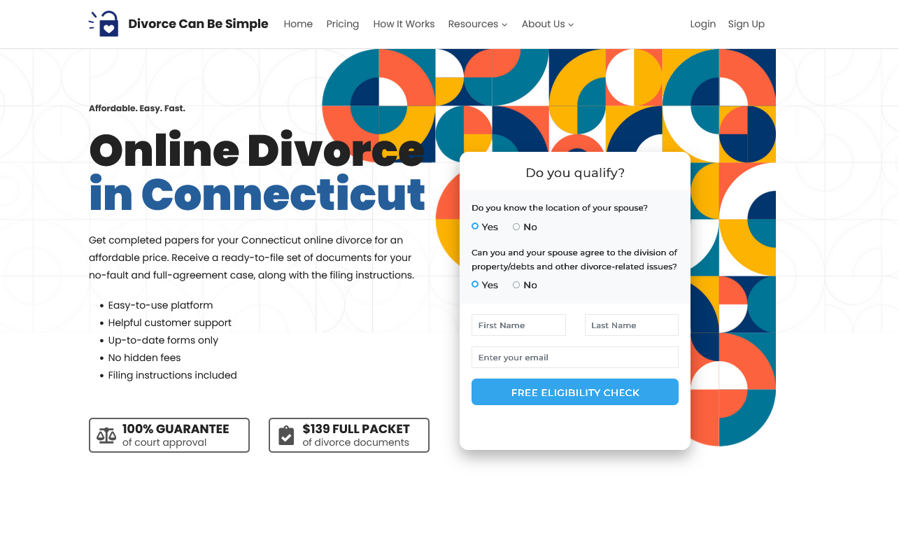 Connecticut Online Divorce: Simple and Affordable | DivorceCanBeSimple
