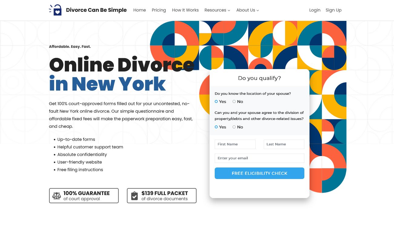 New York Online Divorce: Quick & Simple | Filing for Divorce in NY